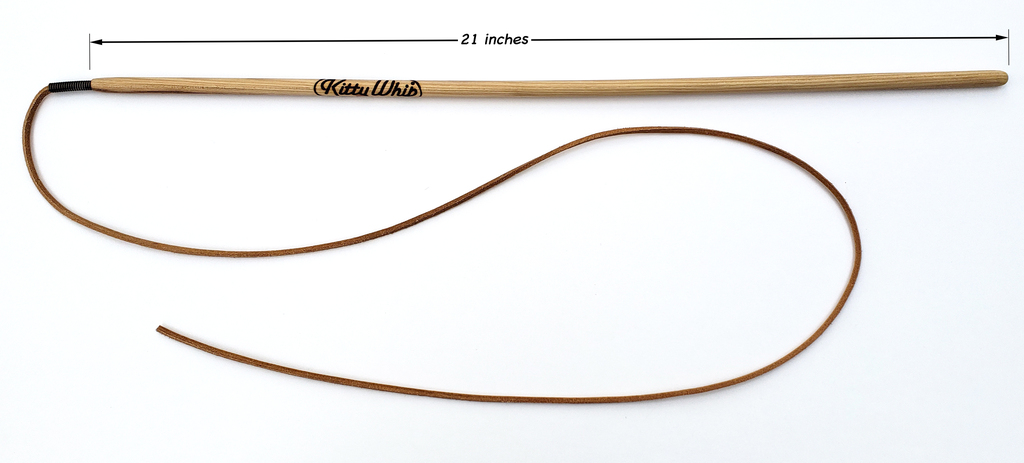 The KittyWhip Leather® Cat Toy