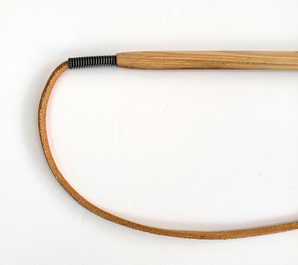 The KittyWhip Leather® Cat Toy